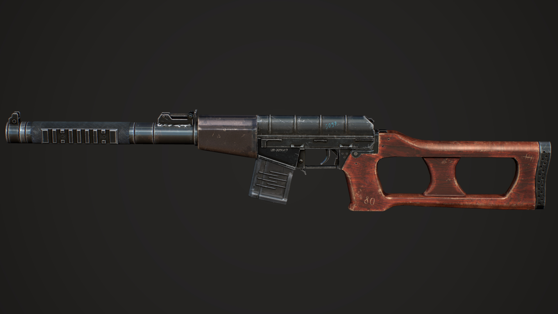 3D VSS Vintorez Game Ready - TurboSquid 1748050
