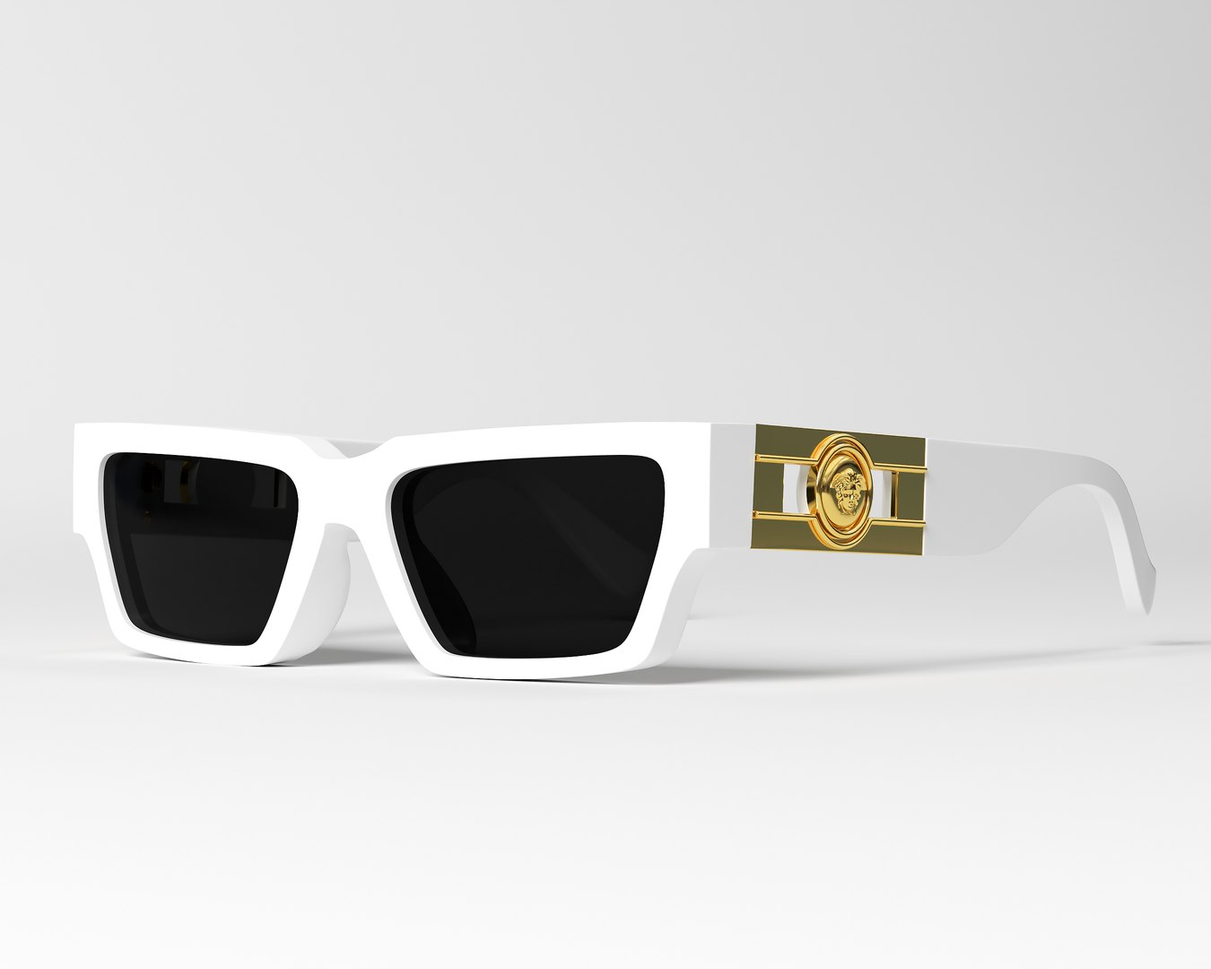 3D Model Versace Medusa Deco Sunglasses - TurboSquid 2284040