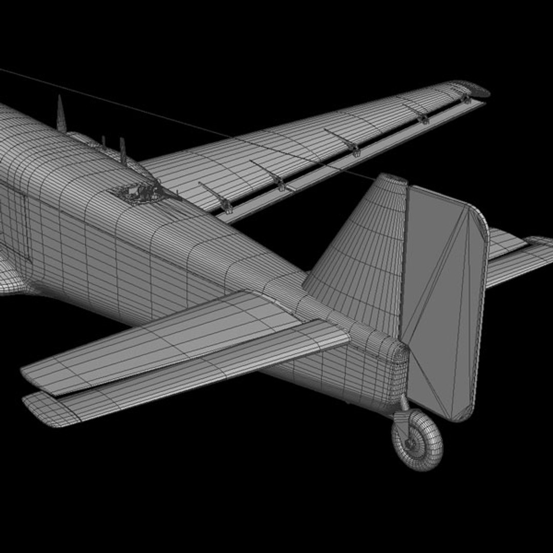 3d Model Junkers Ju 52