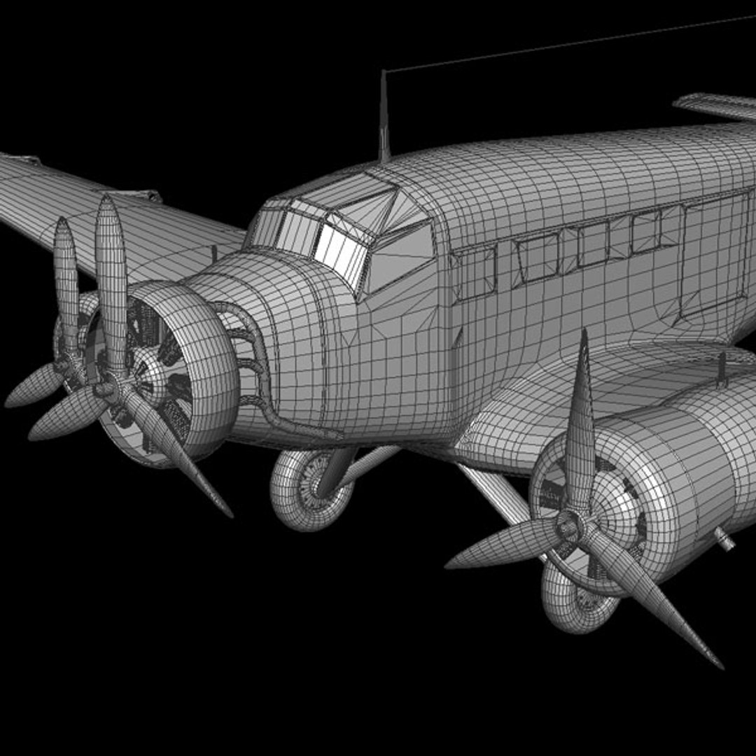 3d Model Junkers Ju 52