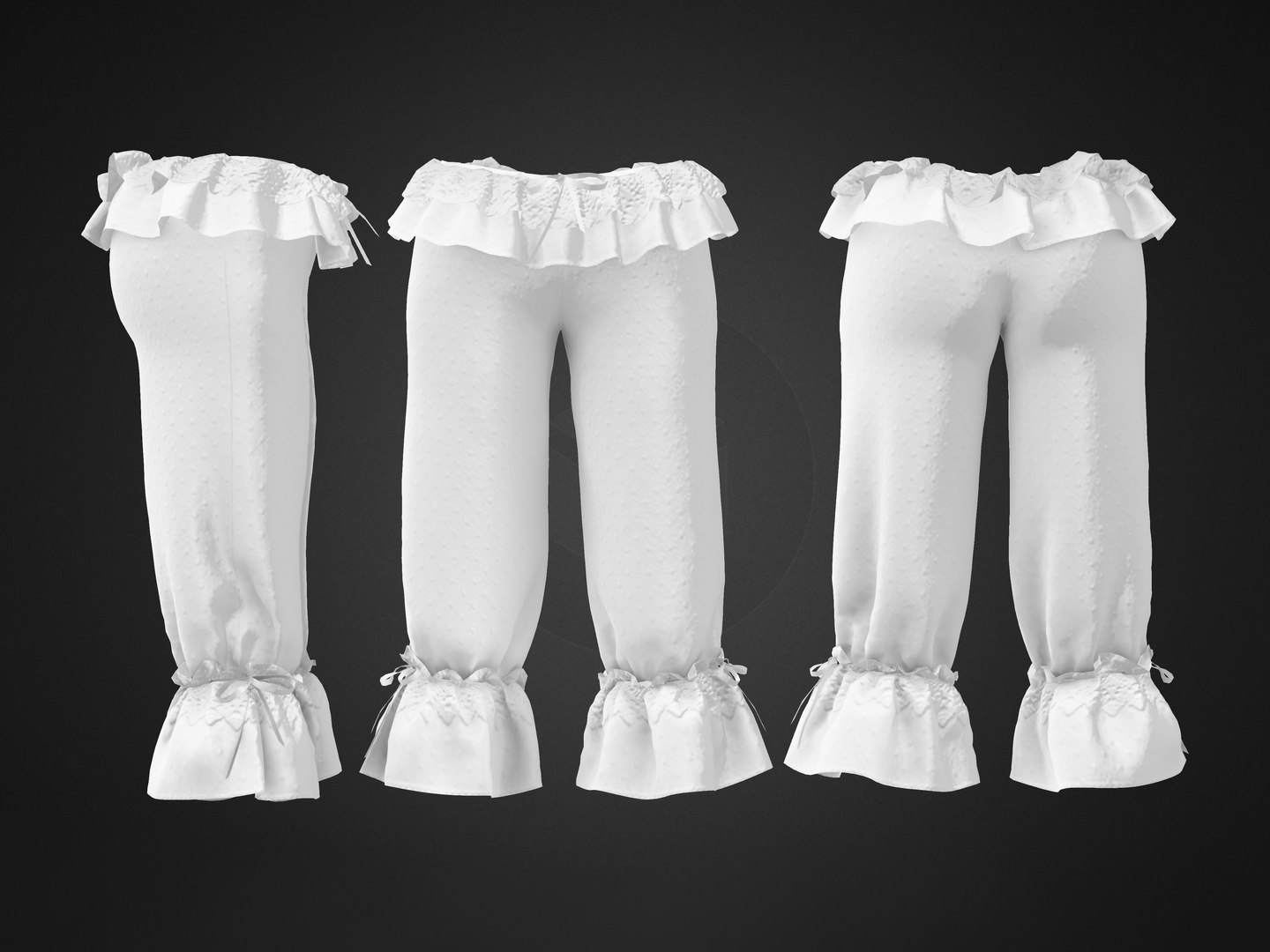 Female Bloomers 3D model - TurboSquid 1783773