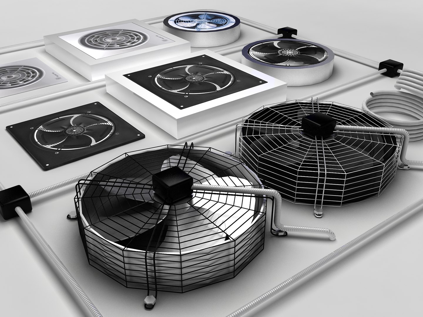 Fans 3d Max
