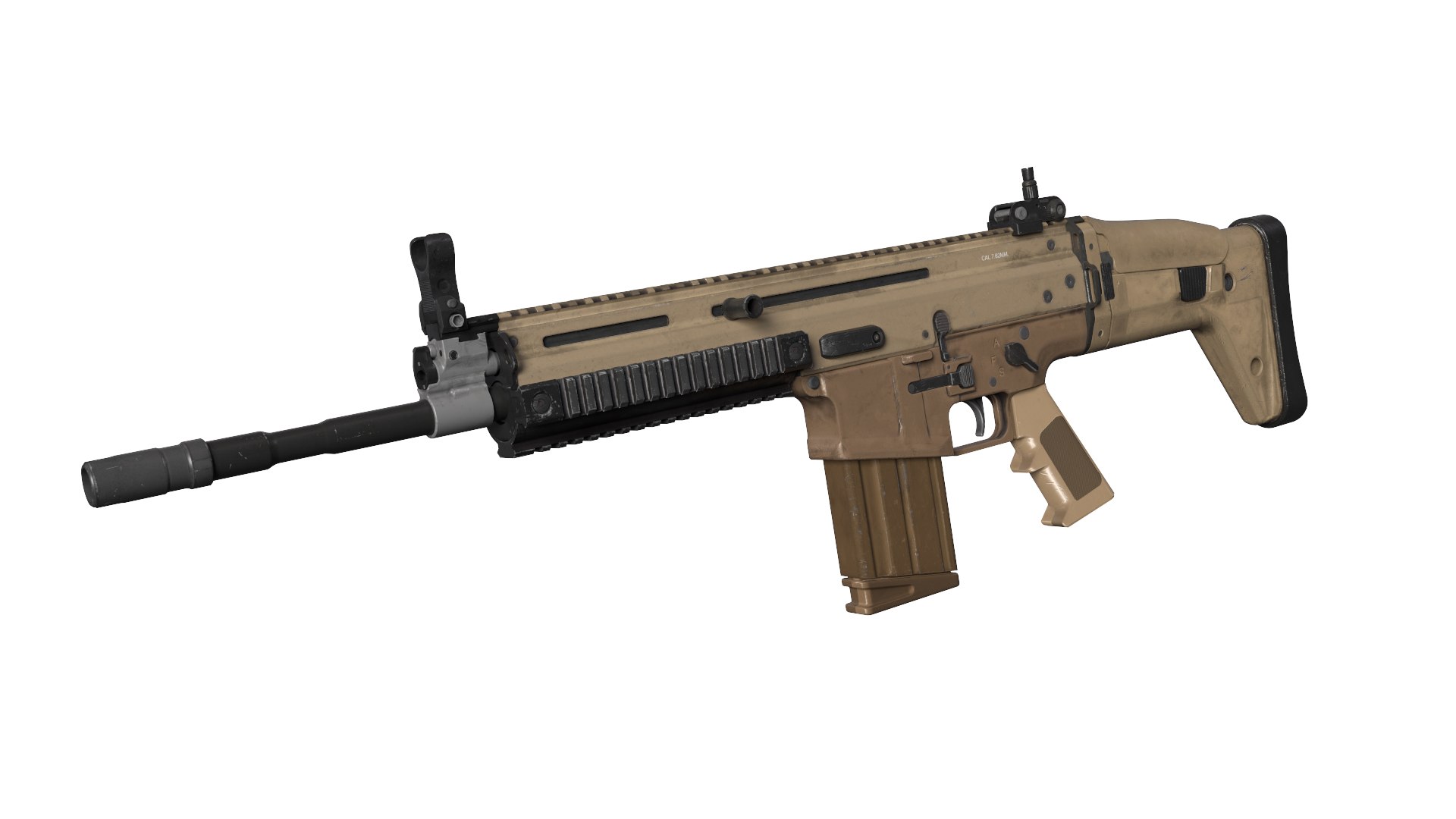 3D FN SCAR - TurboSquid 1879571