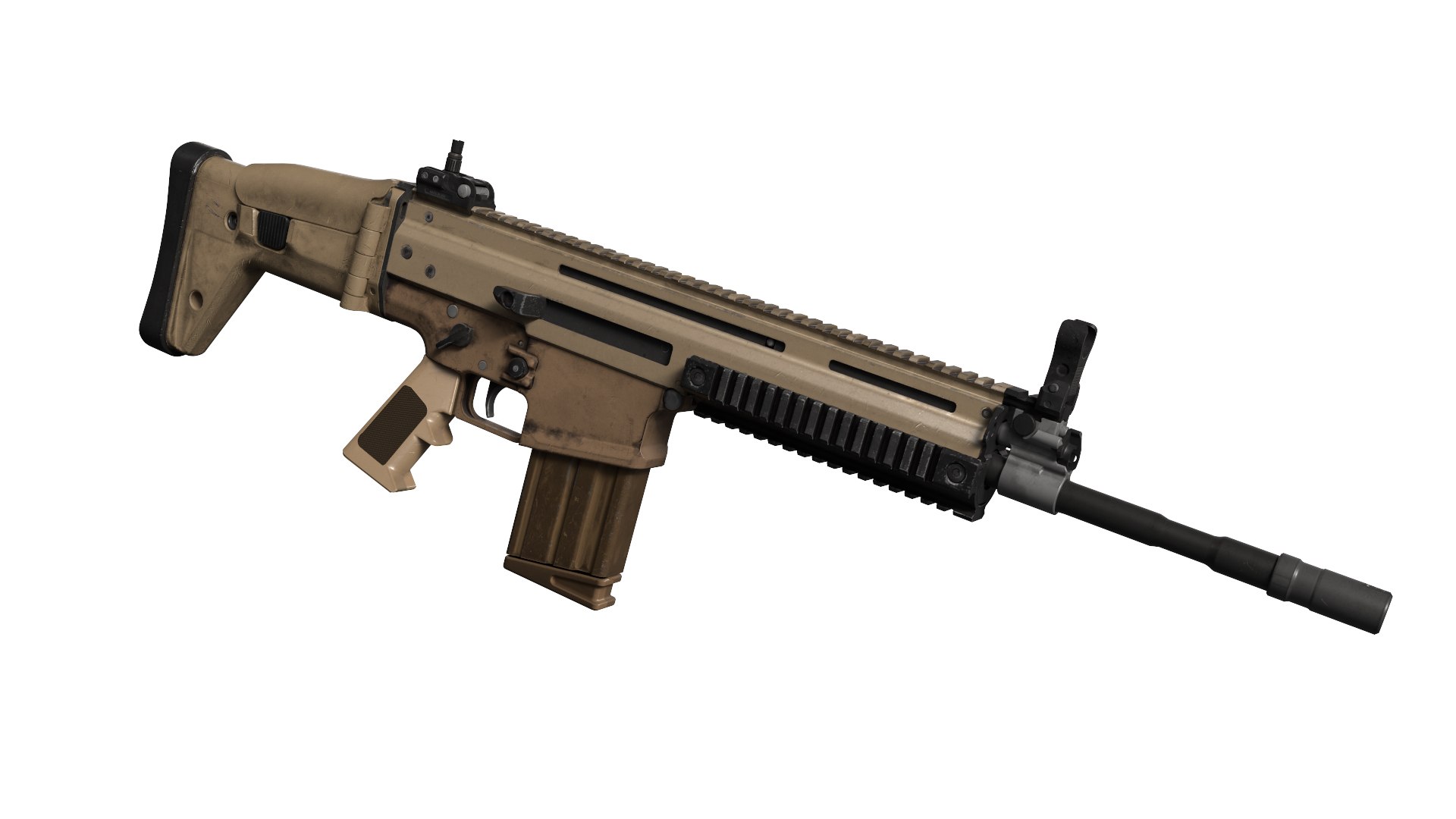 3D FN SCAR - TurboSquid 1879571