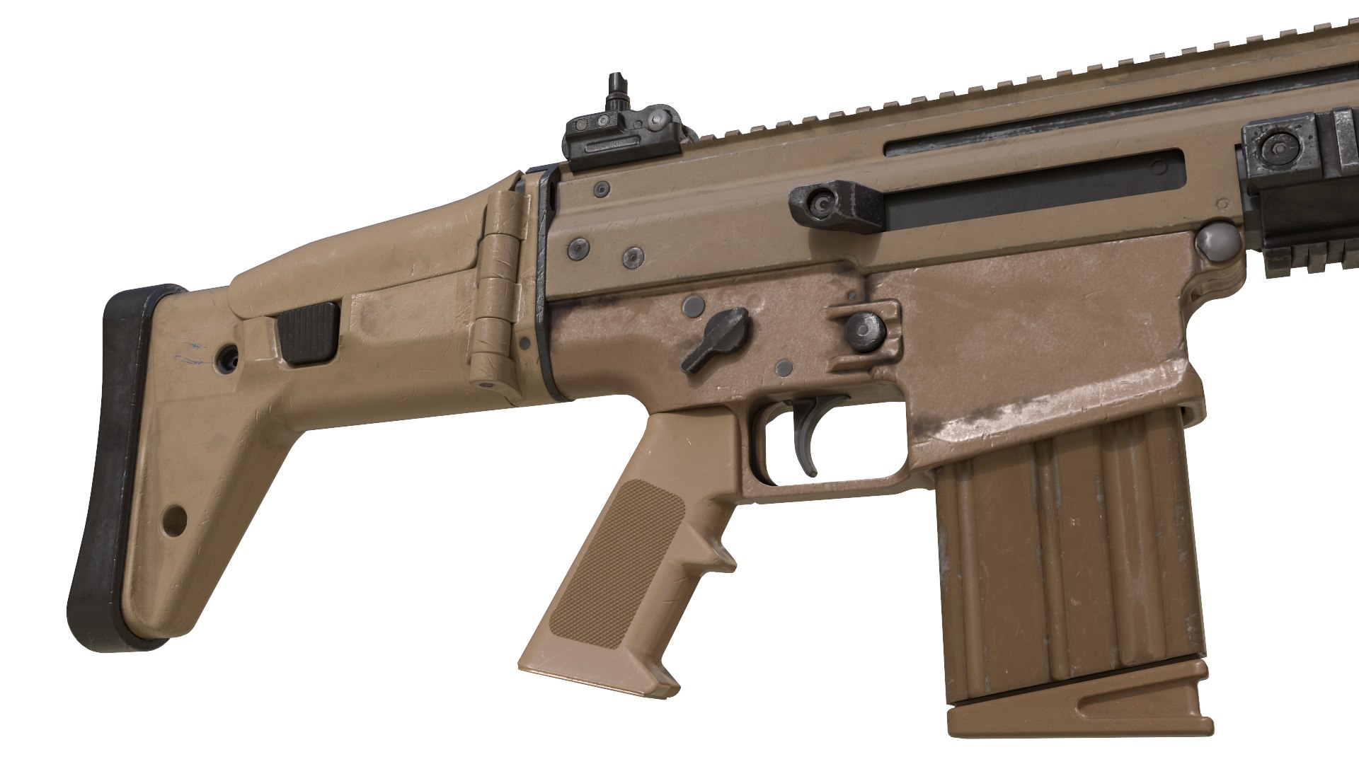 3D FN SCAR - TurboSquid 1879571