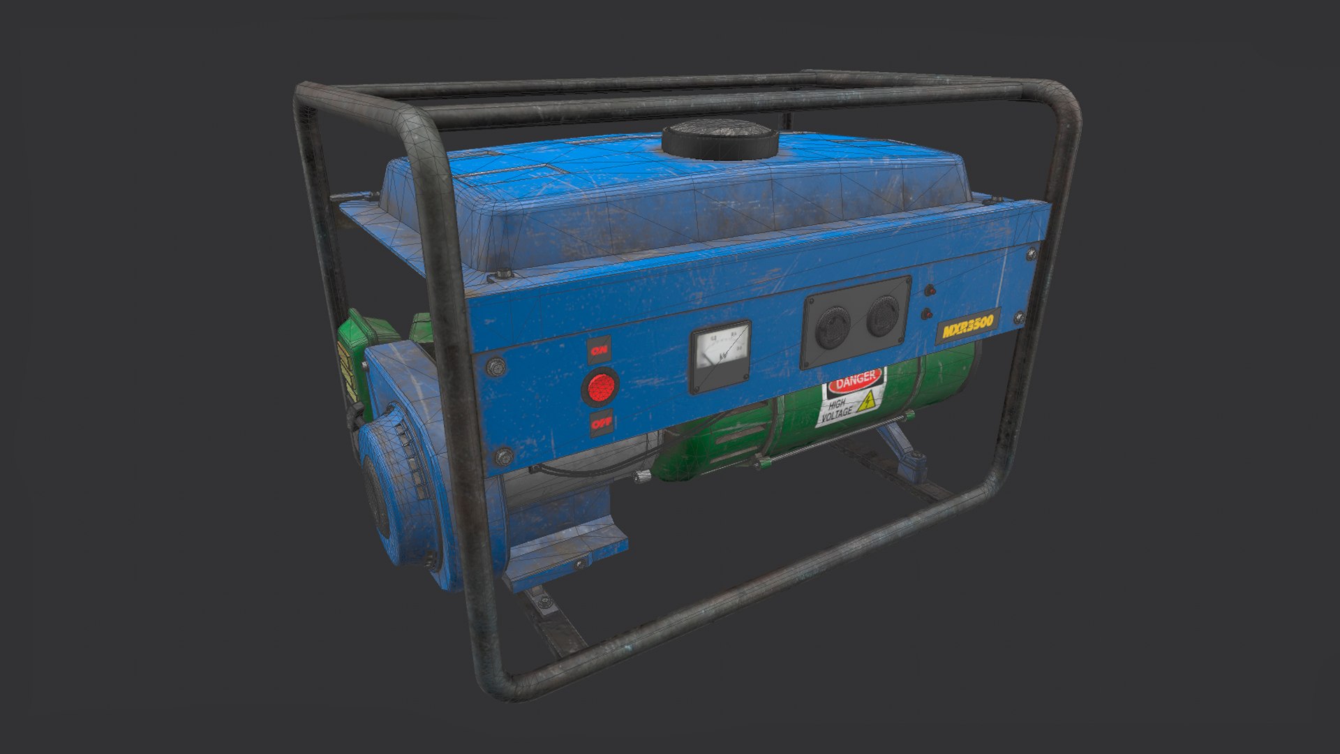 3D Portable Generator - TurboSquid 2117457