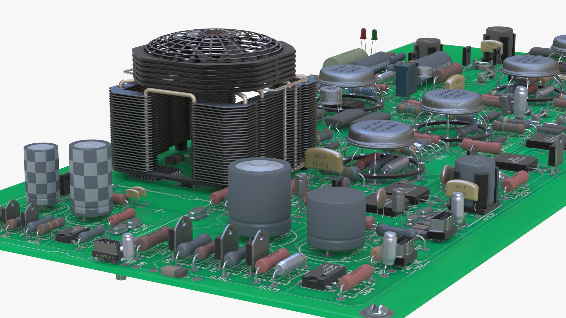 Electronic Circuit Board 3D model - TurboSquid 1756976