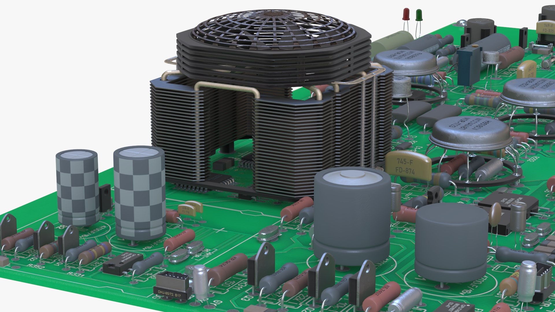 Electronic Circuit Board 3D model - TurboSquid 1756976
