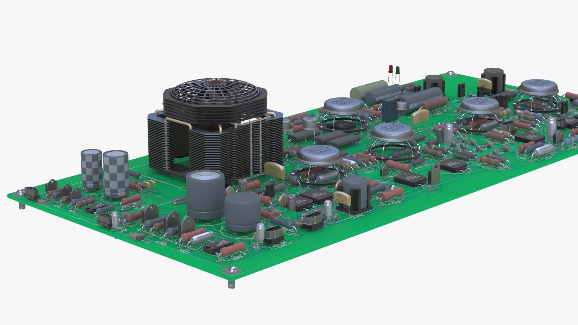 Electronic Circuit Board 3D model - TurboSquid 1756976
