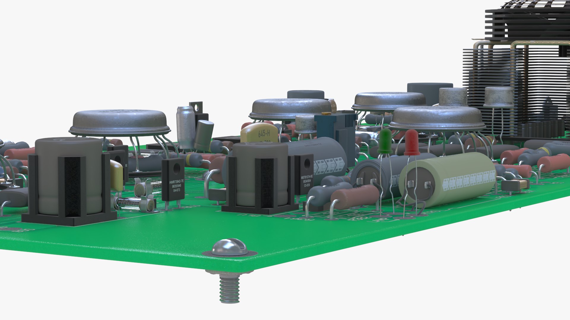 Electronic Circuit Board 3D model - TurboSquid 1756976