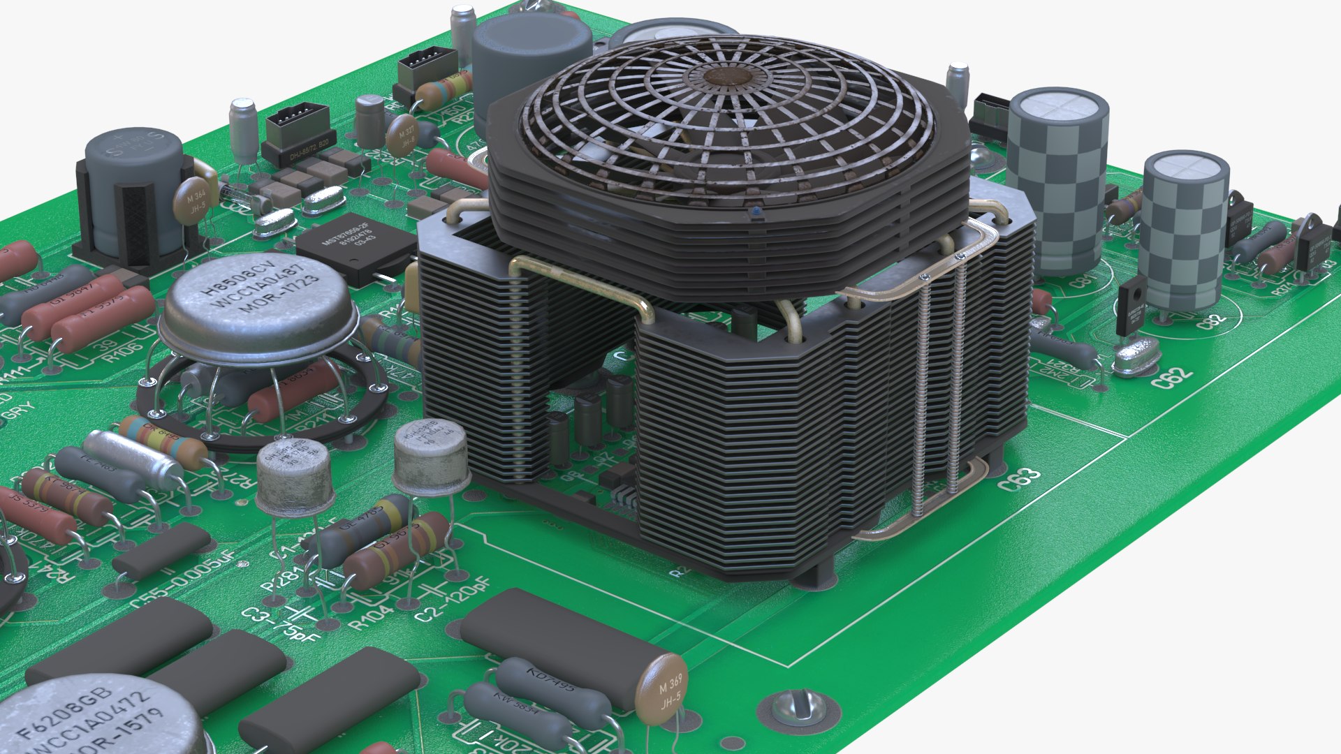 Electronic Circuit Board 3D model - TurboSquid 1756976