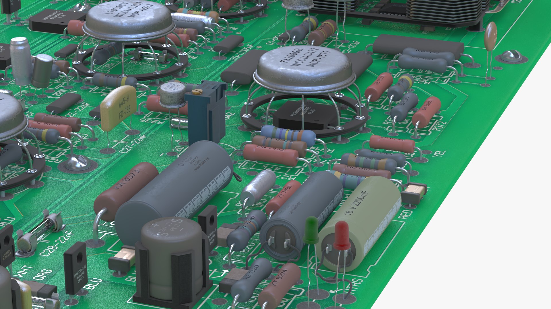 Electronic Circuit Board 3D model - TurboSquid 1756976