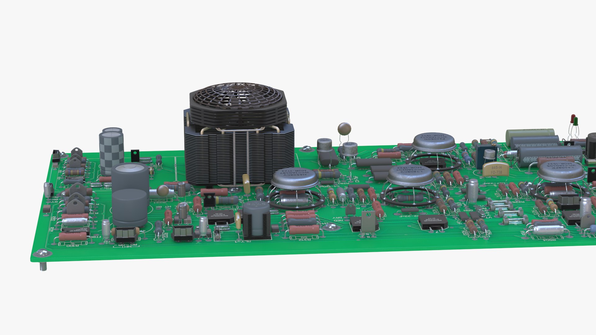 Electronic Circuit Board 3D model - TurboSquid 1756976