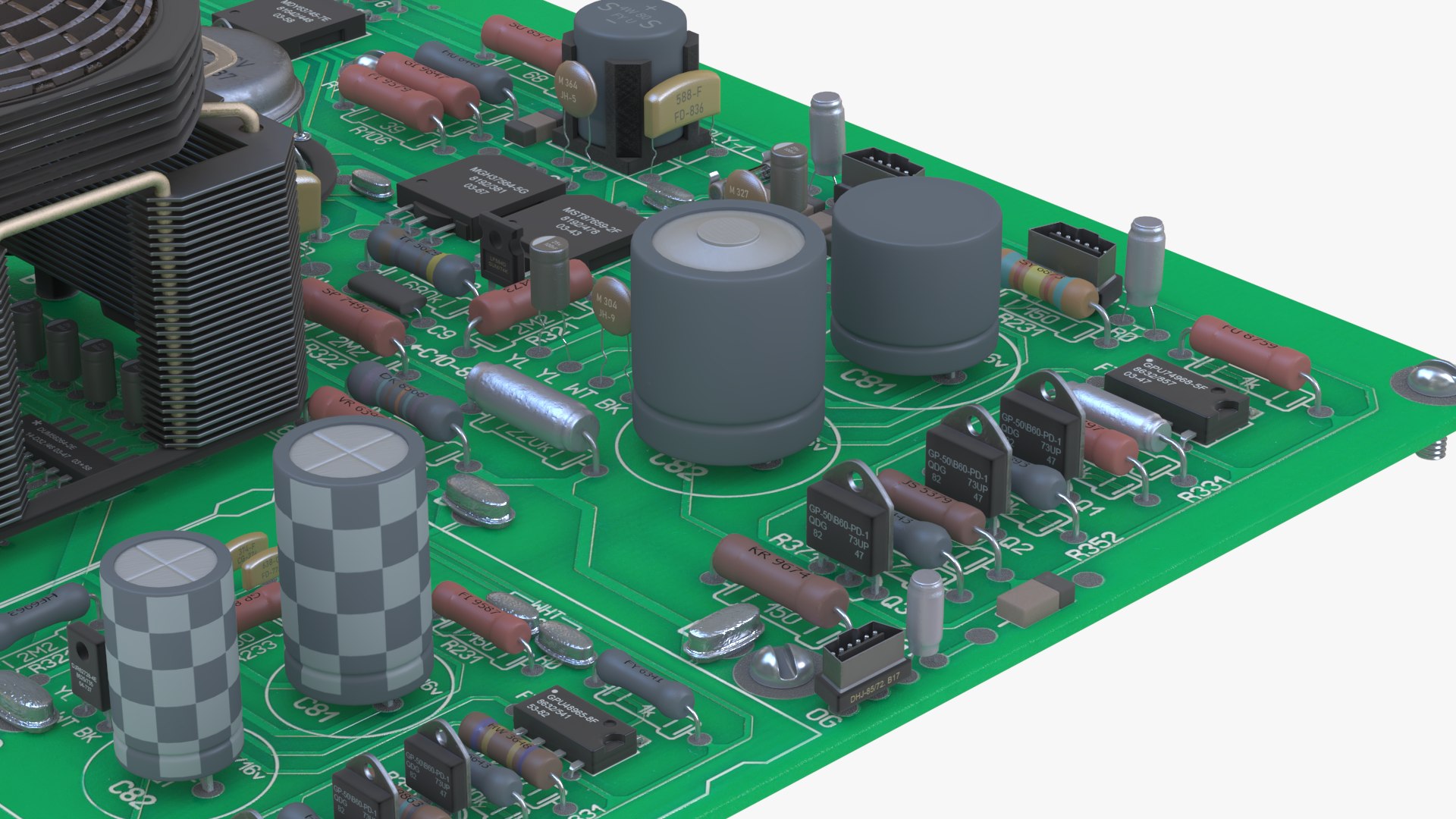 Electronic Circuit Board 3D model - TurboSquid 1756976