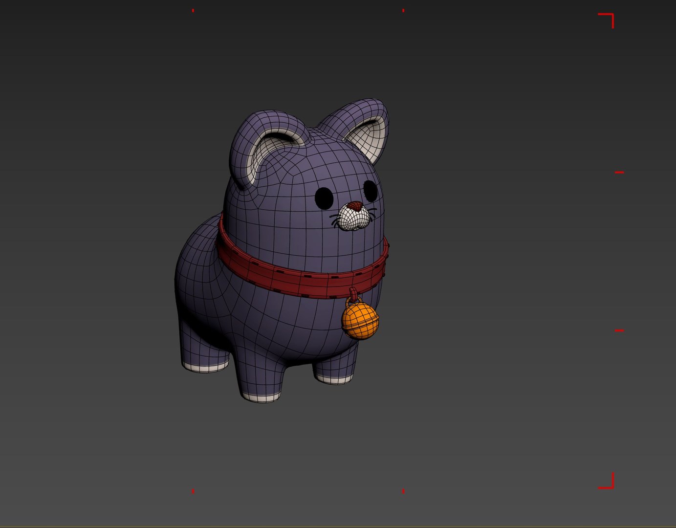 3D Gray Cat Character - TurboSquid 2319351
