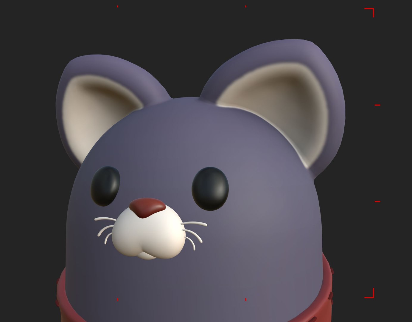 3D Gray Cat Character - TurboSquid 2319351