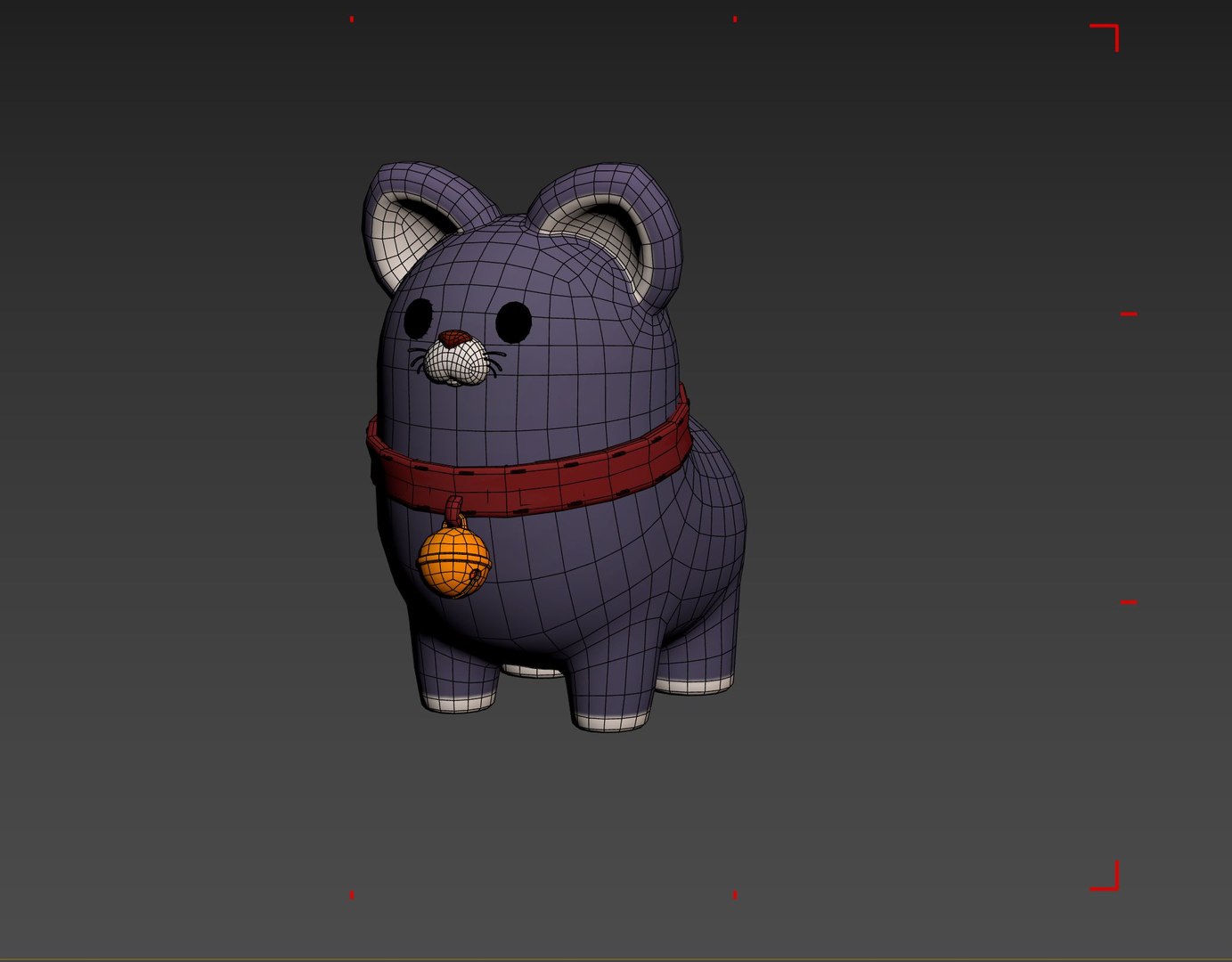 3D Gray Cat Character - TurboSquid 2319351