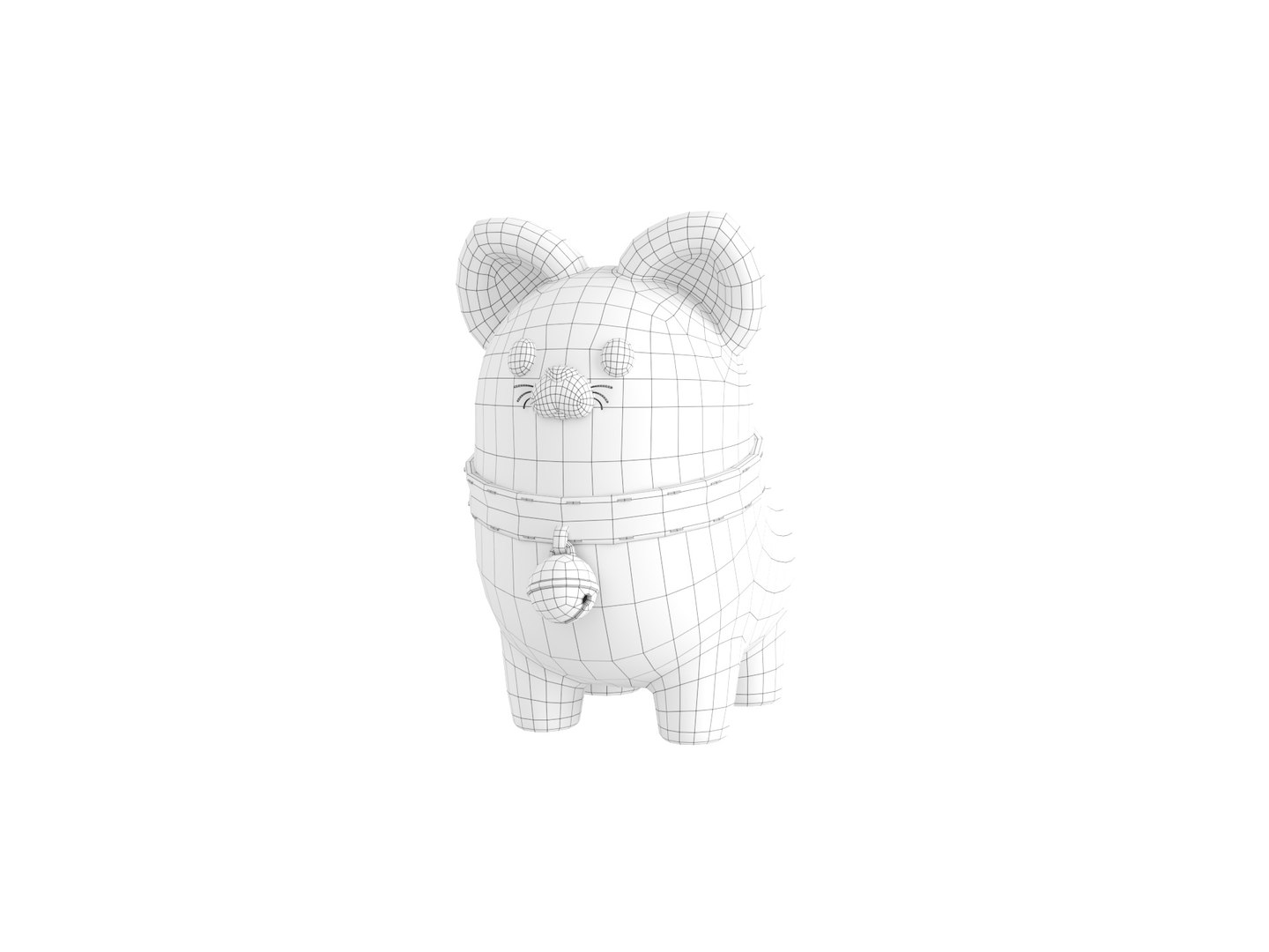 3D Gray Cat Character - TurboSquid 2319351
