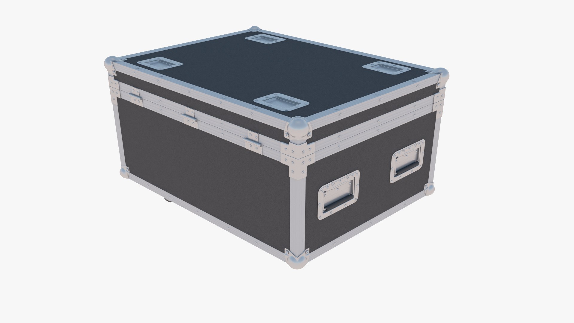 Large Instrument Tour Case With Wheels Model - TurboSquid 2279910