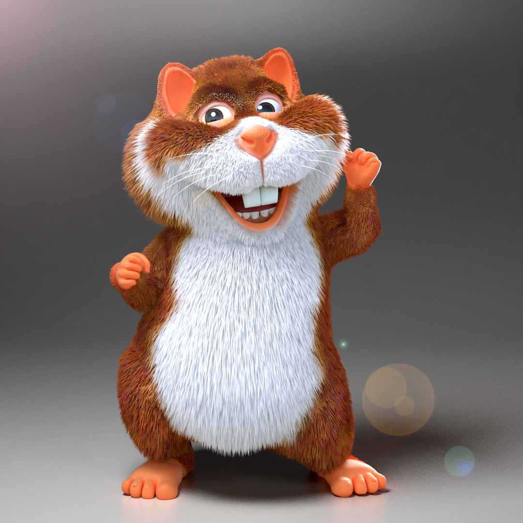 3d 1 Chipmuck Model