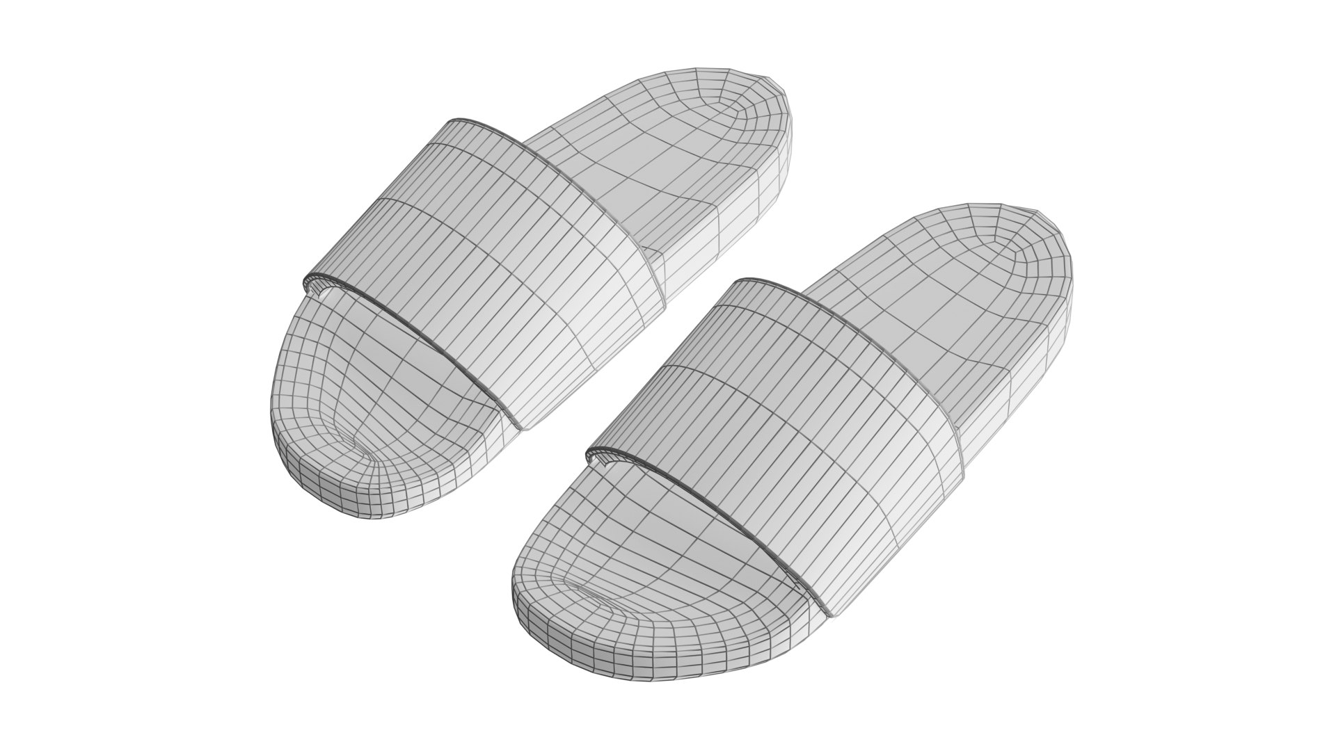 Slippers 3D Model - TurboSquid 1901655
