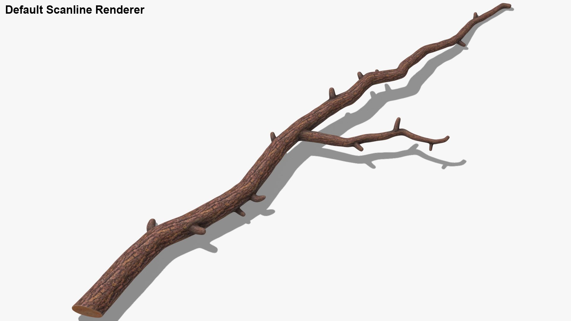 3D branch scanline ready - TurboSquid 1552735