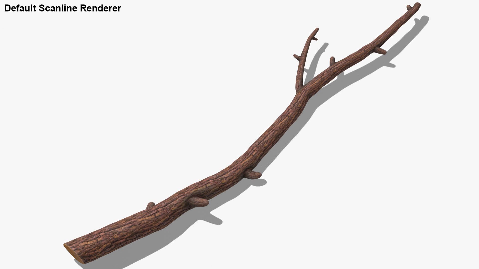 3D branch scanline ready - TurboSquid 1552735