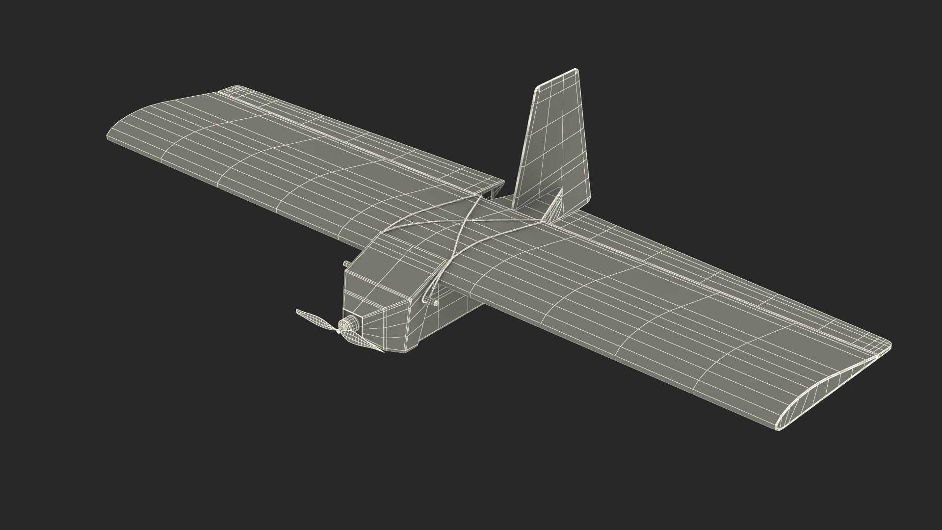 3d Cardboard Logistics Drone Model Turbosquid 2155803