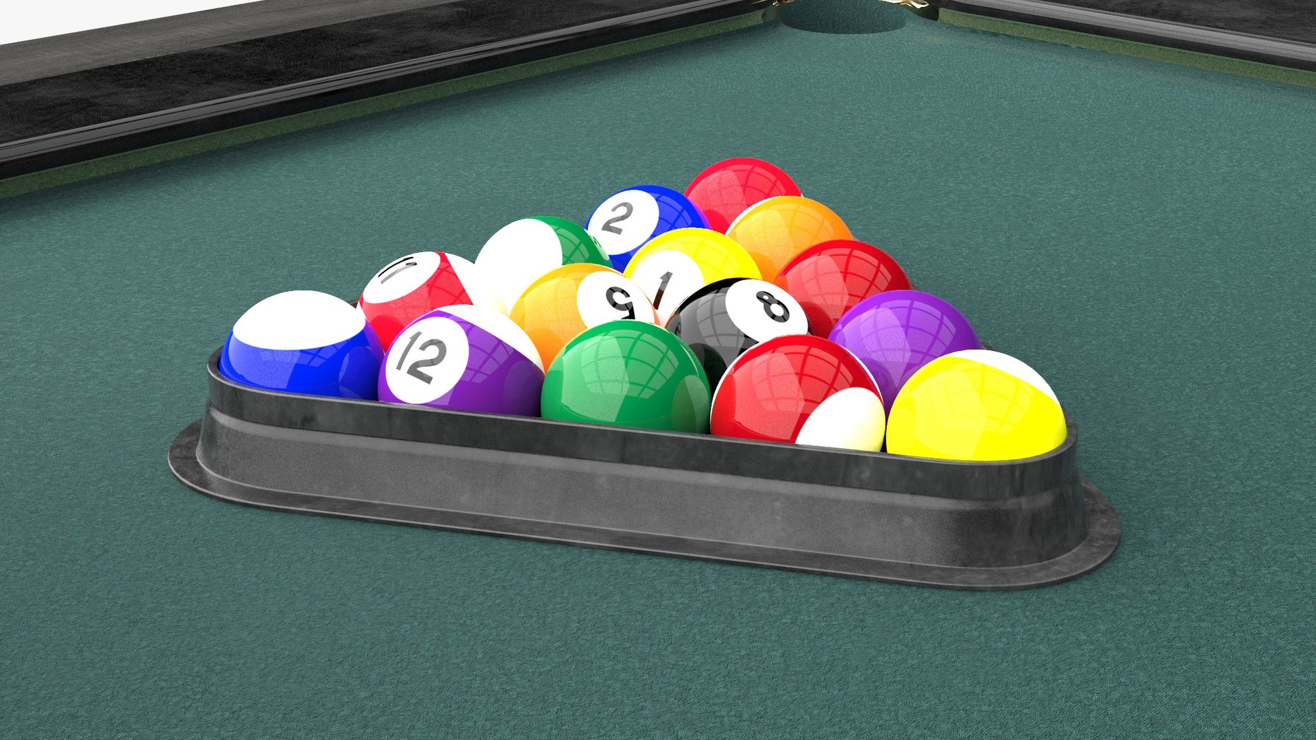 8ball Table 3D Model - TurboSquid 1891529