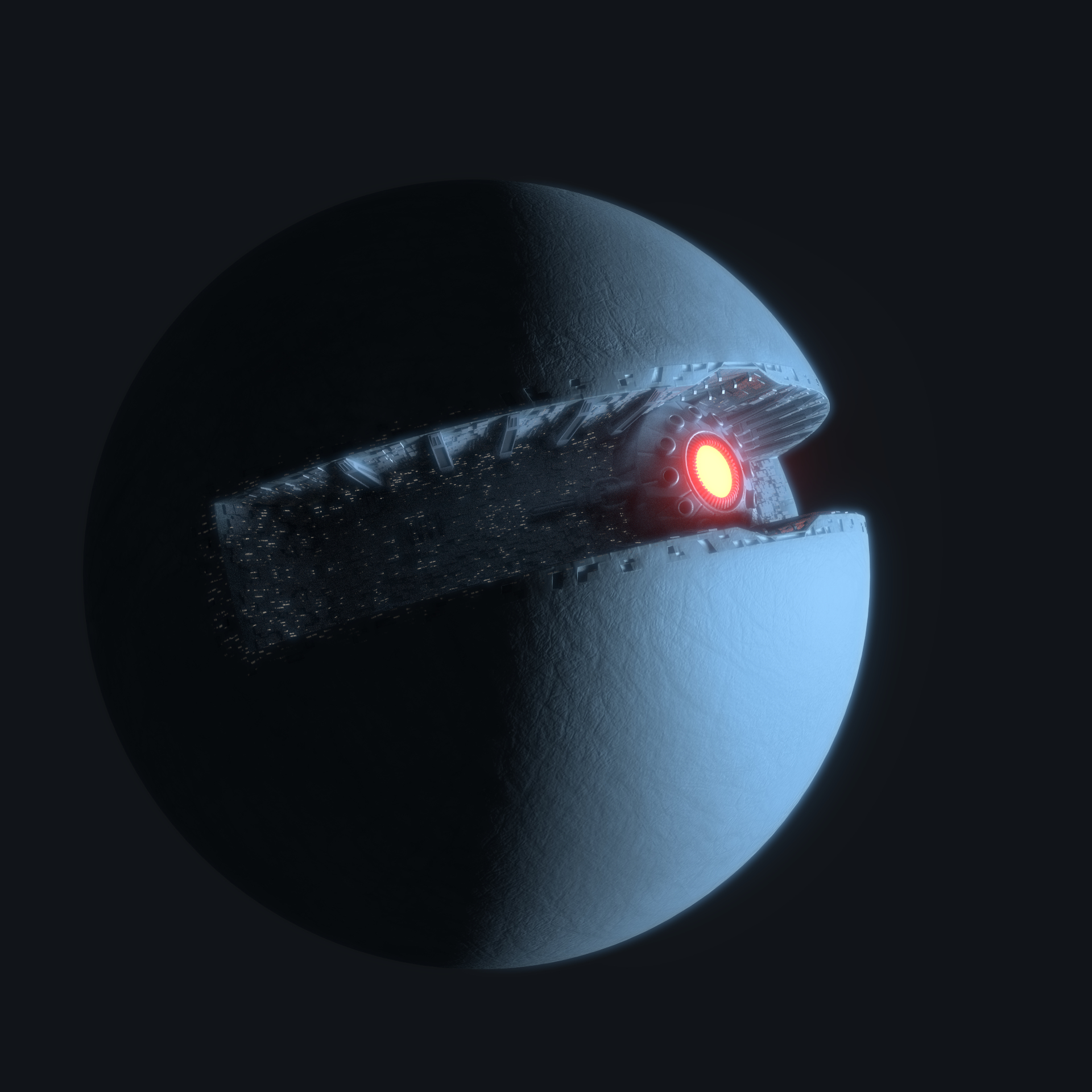 3d model starkiller base