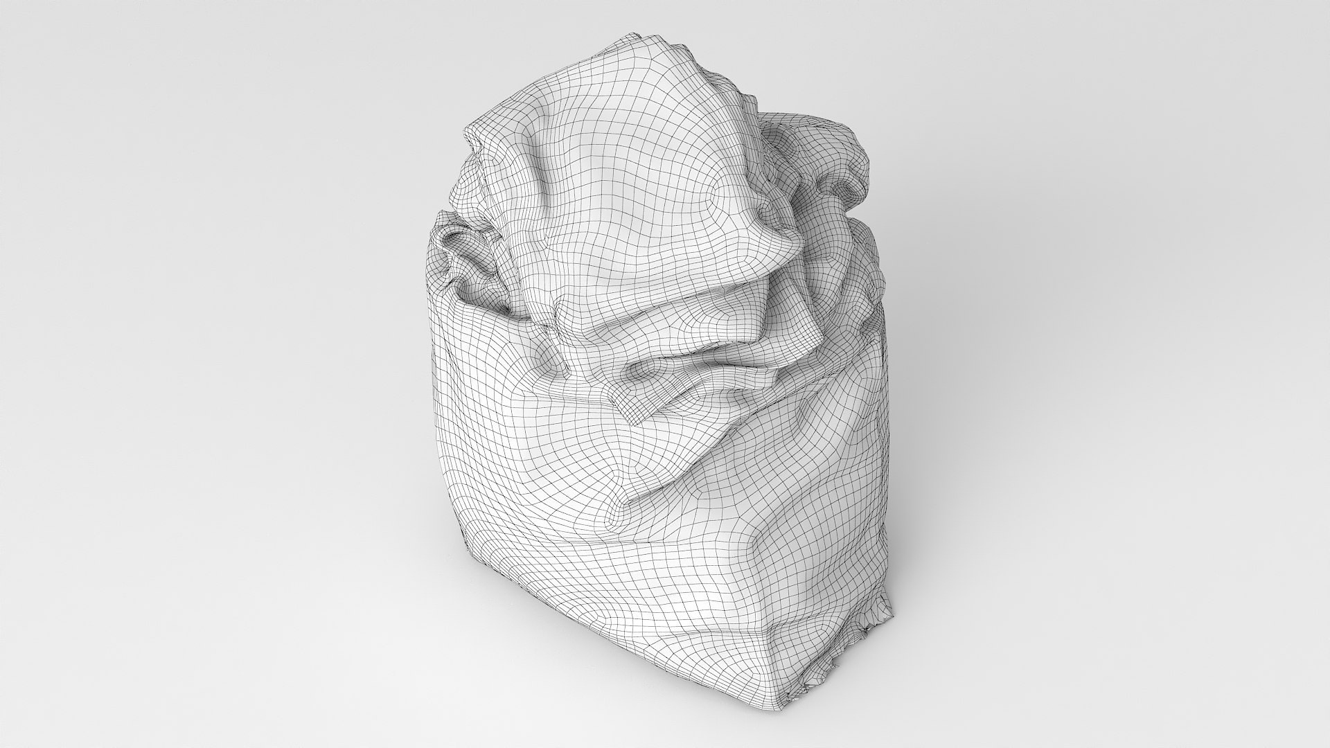 3D Model Bag43 With Clothes - TurboSquid 1923628