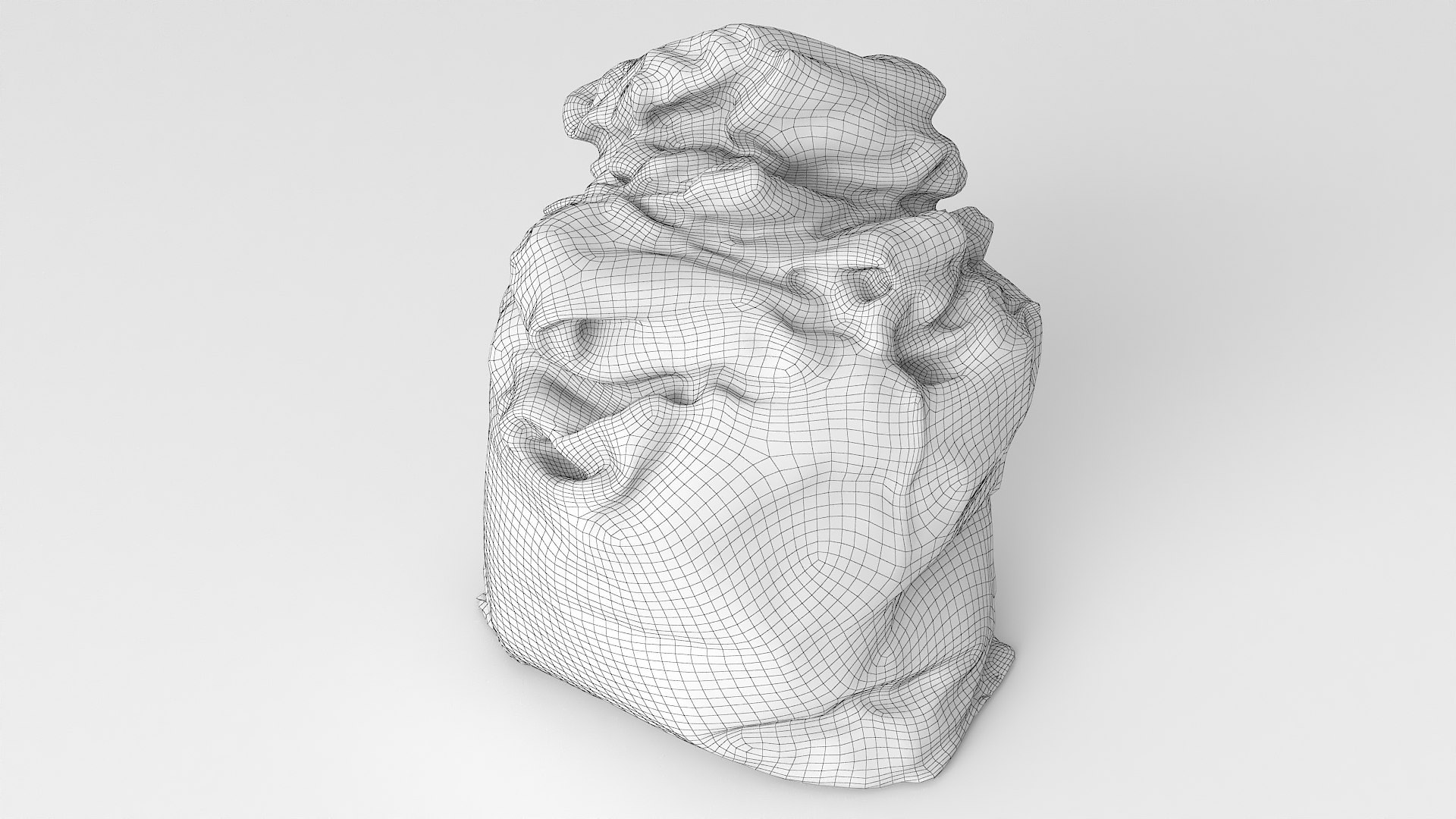3D Model Bag43 With Clothes - TurboSquid 1923628