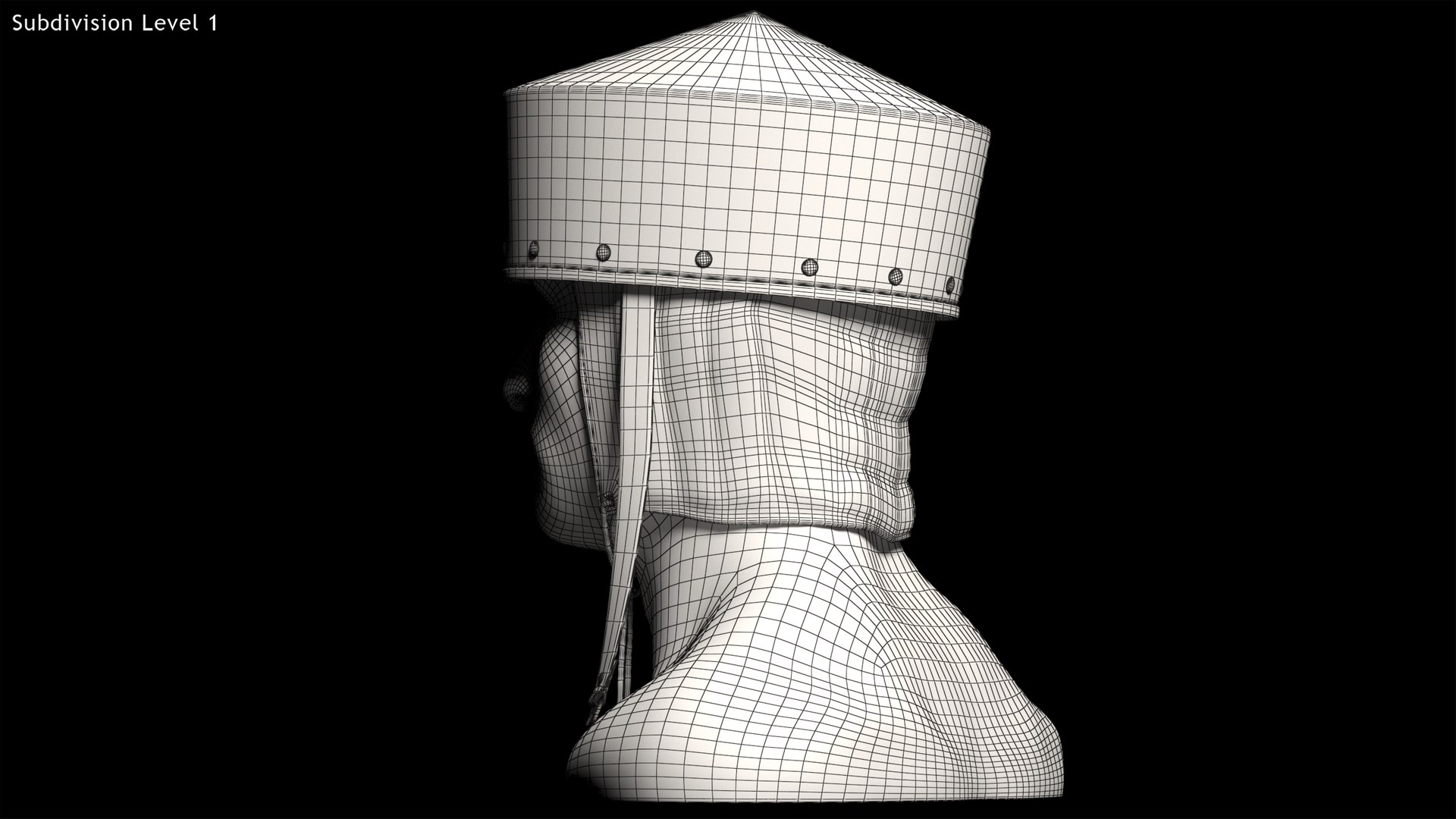 pot helmet medieval helm max