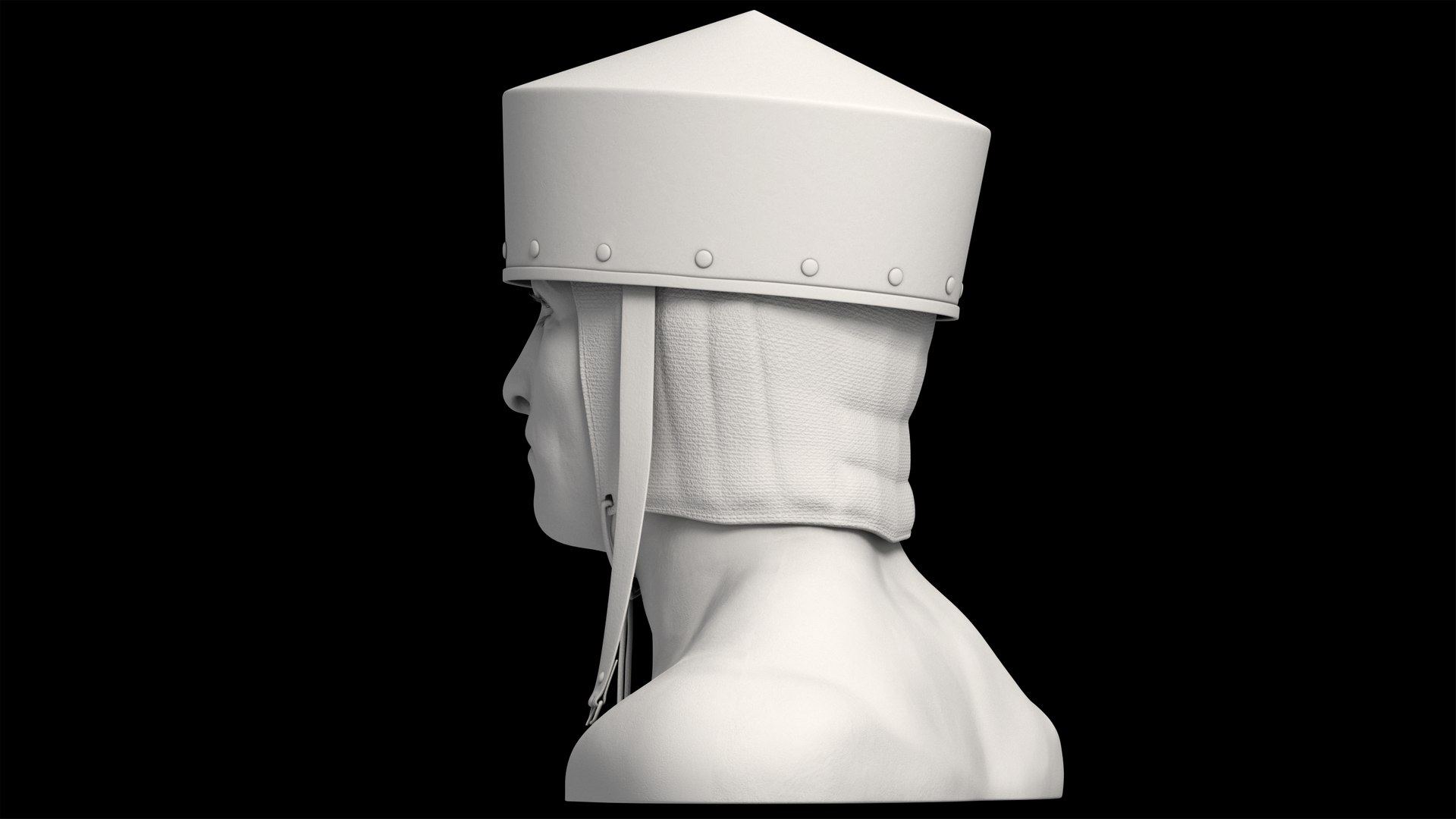pot helmet medieval helm max