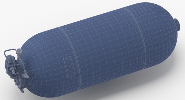 Fuel tank 3D model - TurboSquid 1466357