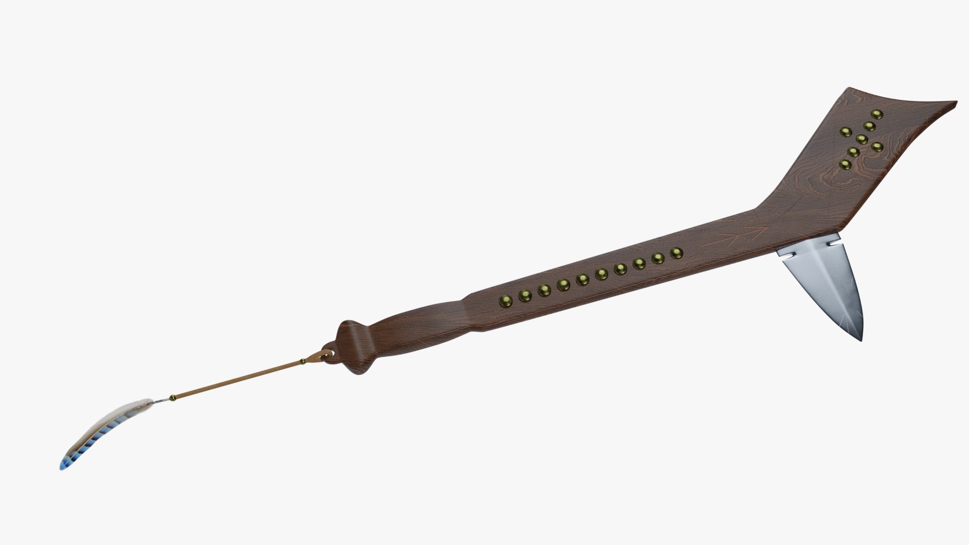 3D Gunstock War Club Model - TurboSquid 2050237