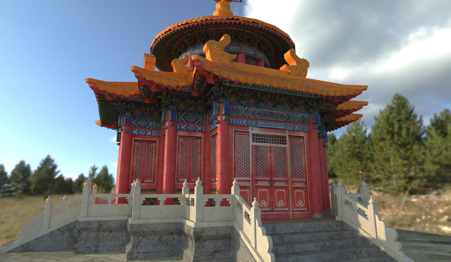 Ancient Chinese Model - TurboSquid 1455230