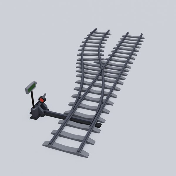 3D railway rails - TurboSquid 1547267