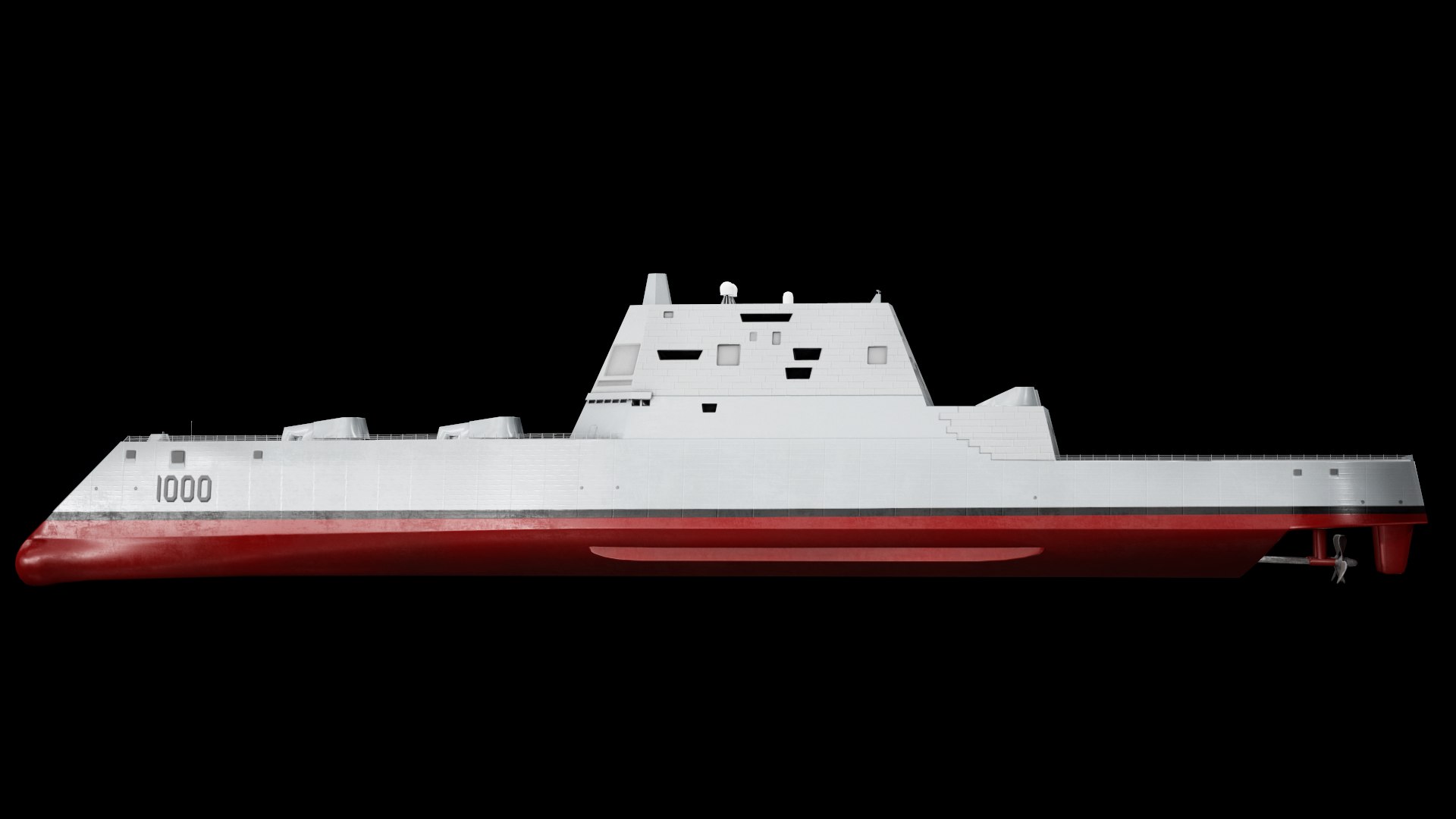 Uss Ddg-1000 Zumwalt Destroyer 3D Model - TurboSquid 1520668