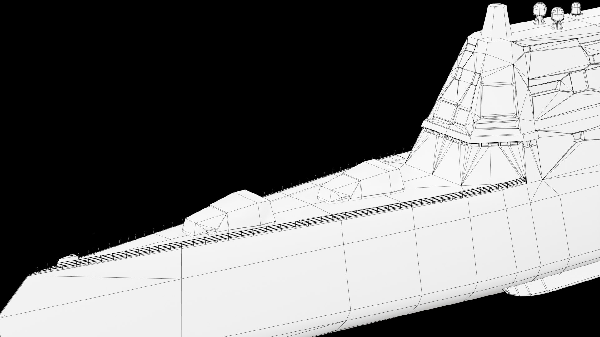 Uss ddg-1000 zumwalt destroyer 3D model - TurboSquid 1520668