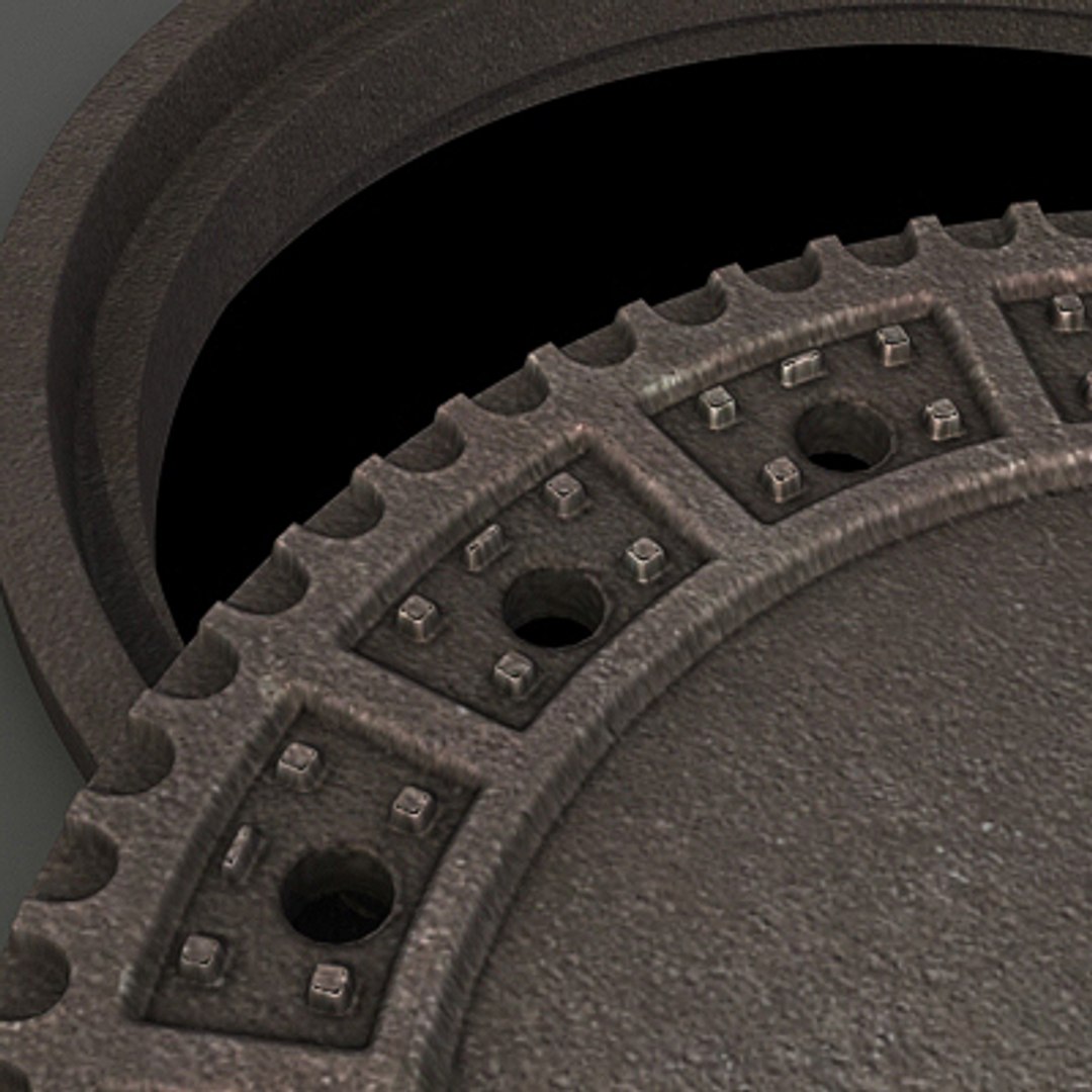 3d model of sewer manhole