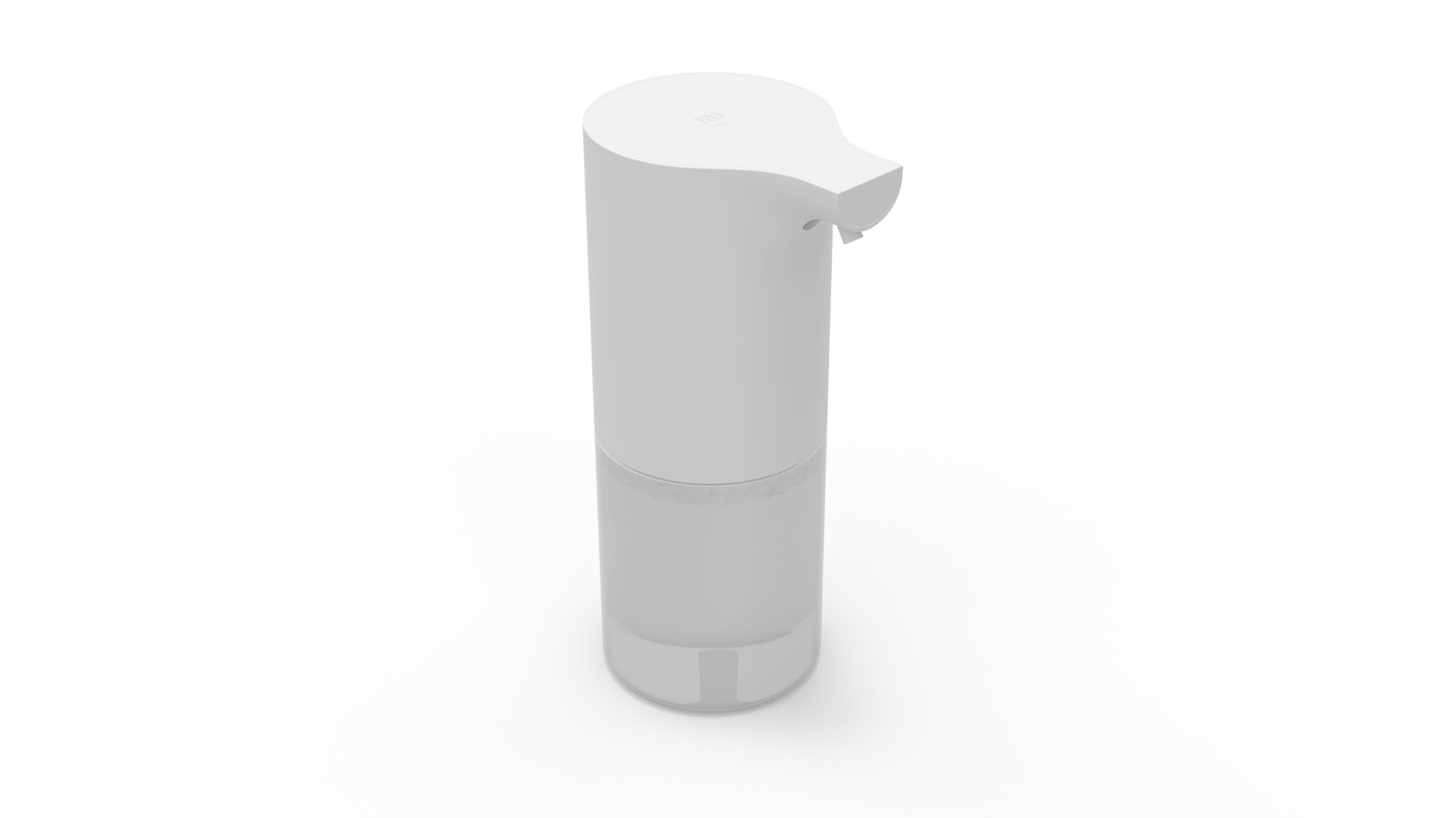 3D Xiaomi Mijia Automatic Foam Soap Dispenser With Clear Refill Model ...