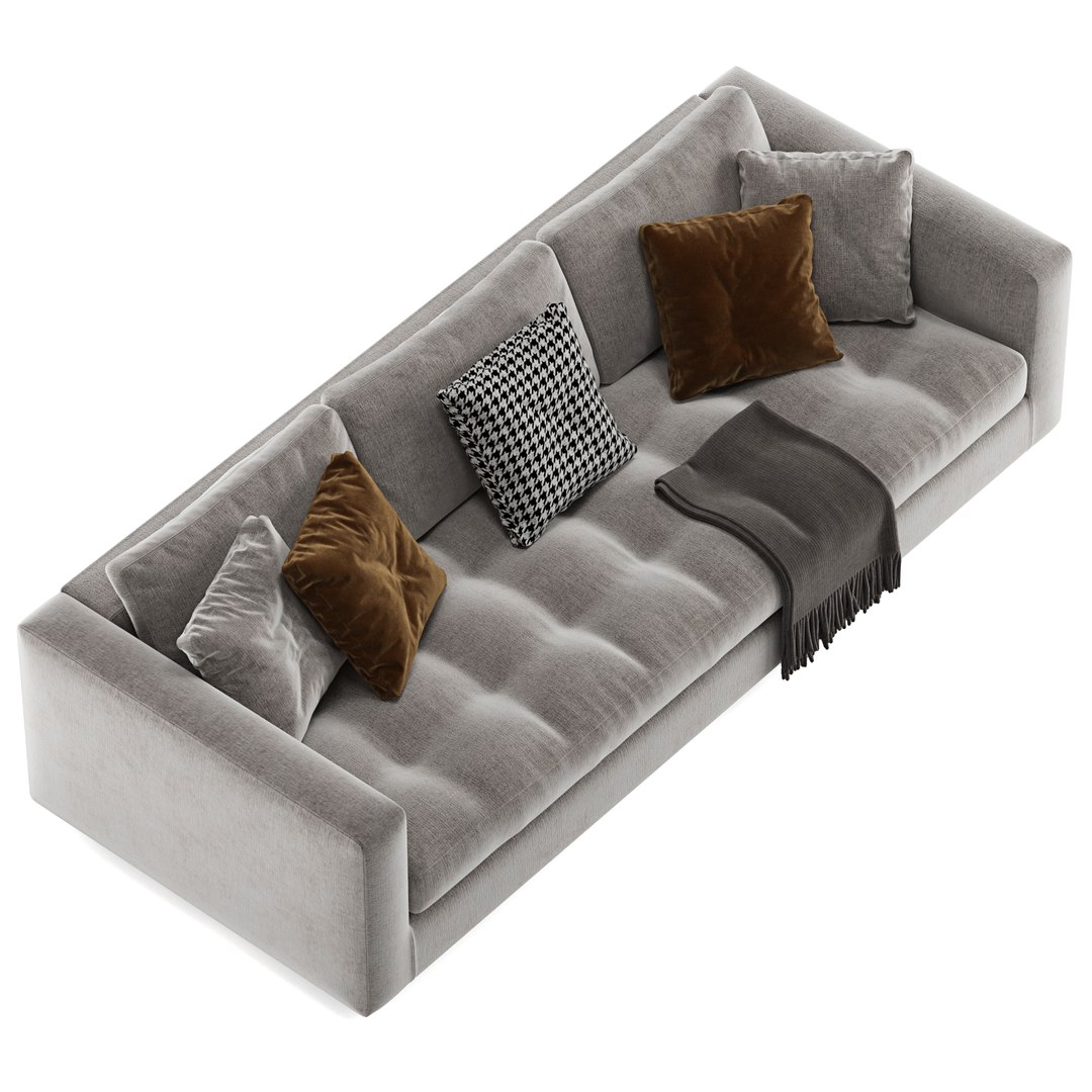 Minotti Andersen Line Quilt model - TurboSquid 1743673