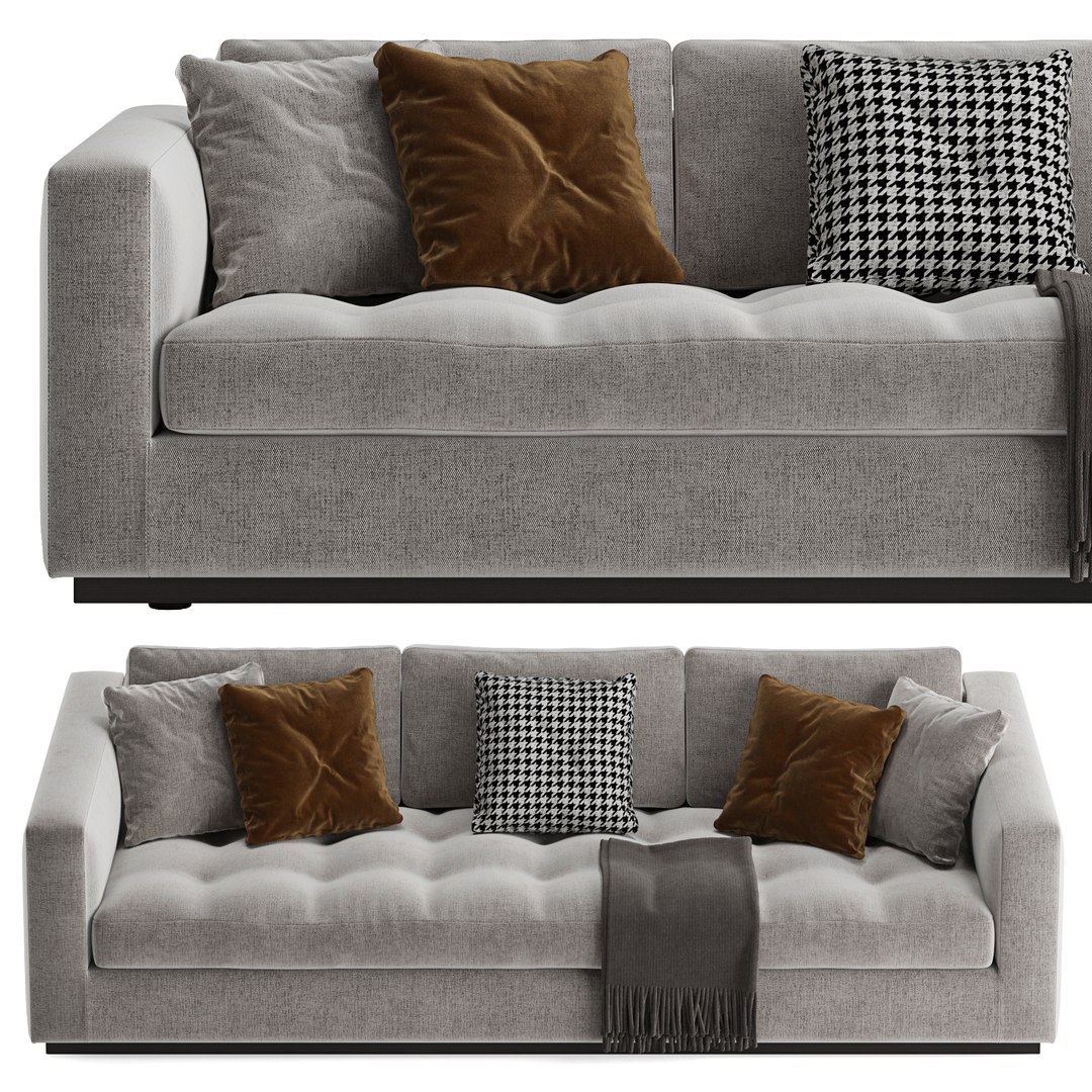 Minotti Andersen Line Quilt model - TurboSquid 1743673