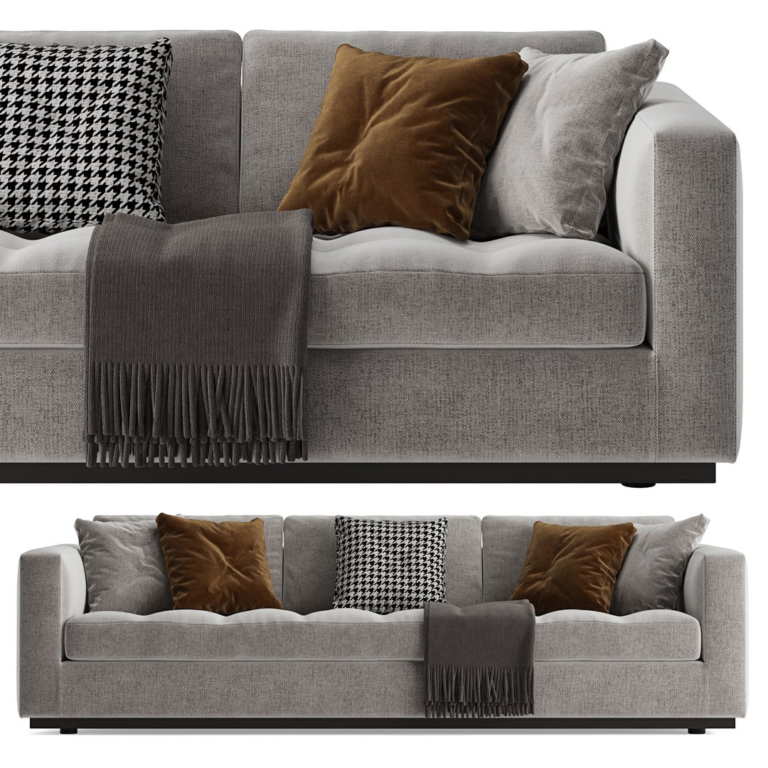 Minotti Andersen Line Quilt model - TurboSquid 1743673