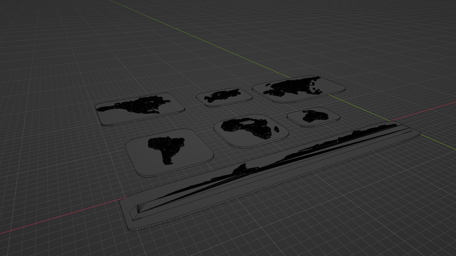 Continent - World Map Model - TurboSquid 2032520