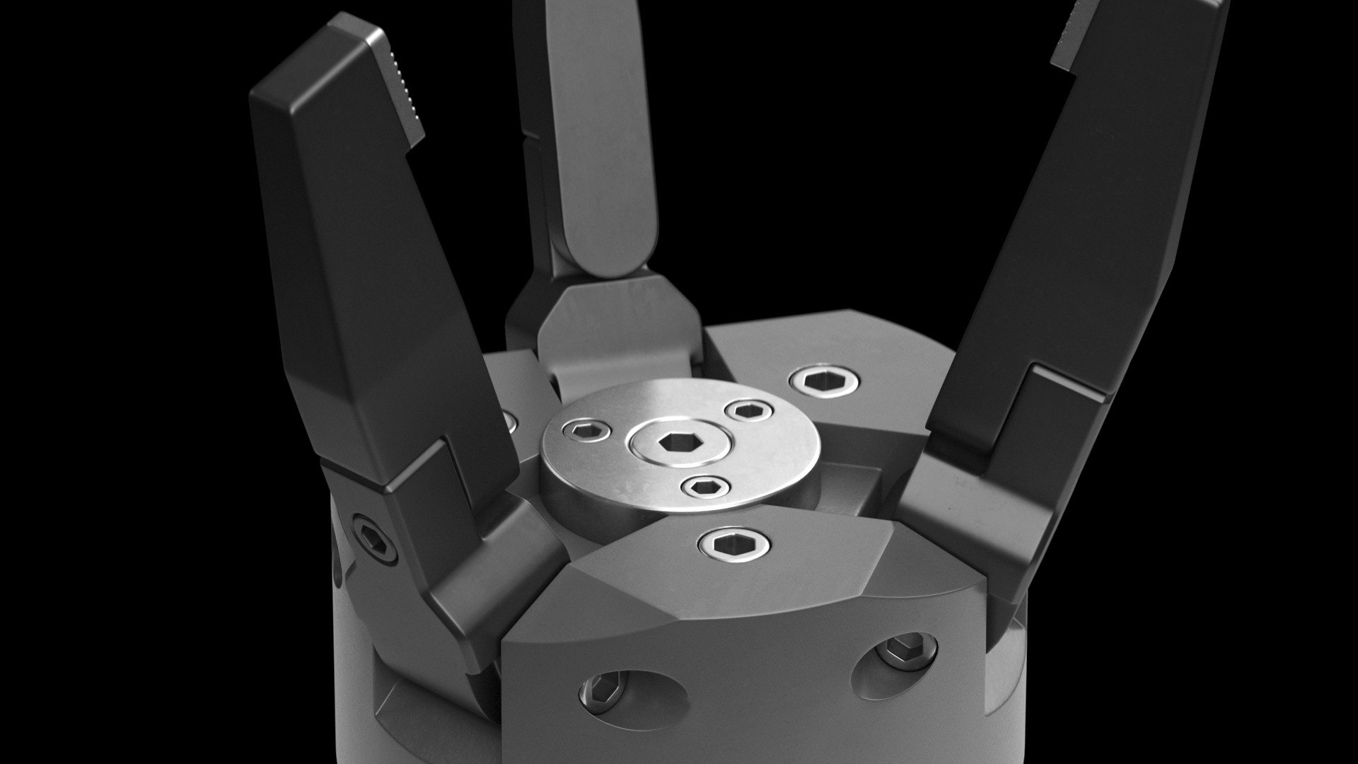 3D 3-Finger Robot Gripper Model - TurboSquid 2065113