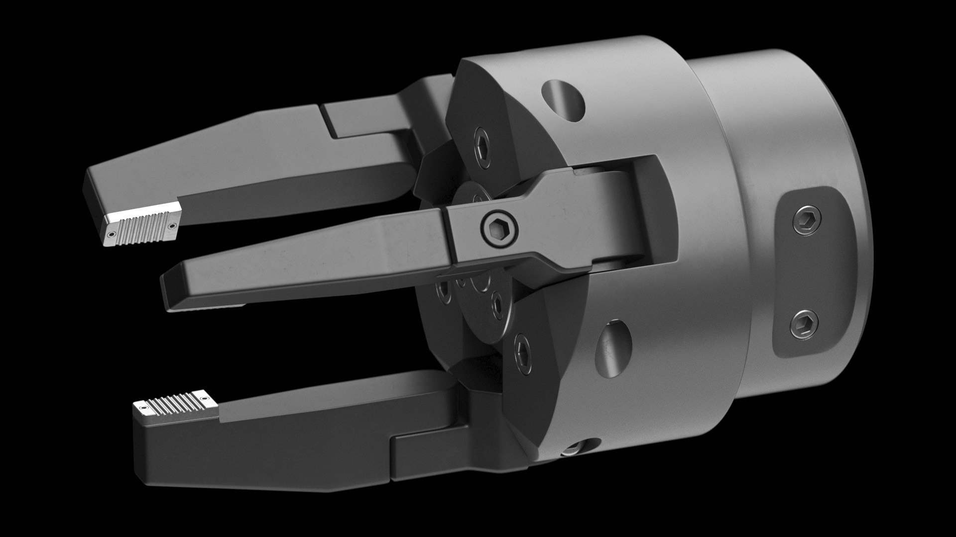 3D 3-Finger Robot Gripper Model - TurboSquid 2065113