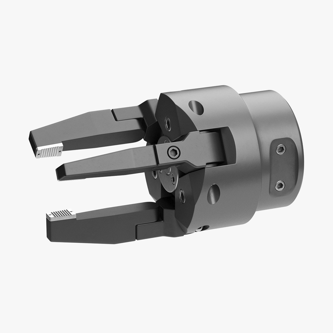 3D 3-Finger Robot Gripper model - TurboSquid 2065113