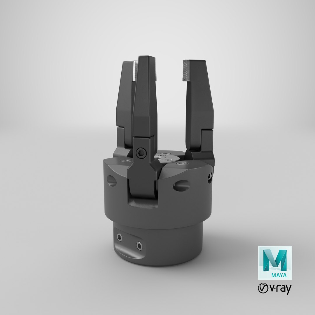 3D 3-Finger Robot Gripper Model - TurboSquid 2065113